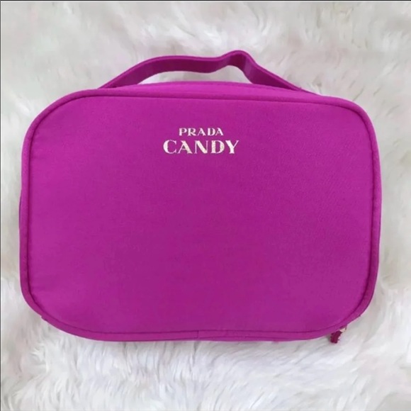 Prada | Bags | Prada Candy Cosmetic Bag Makeup Case Pouch New | Poshmark